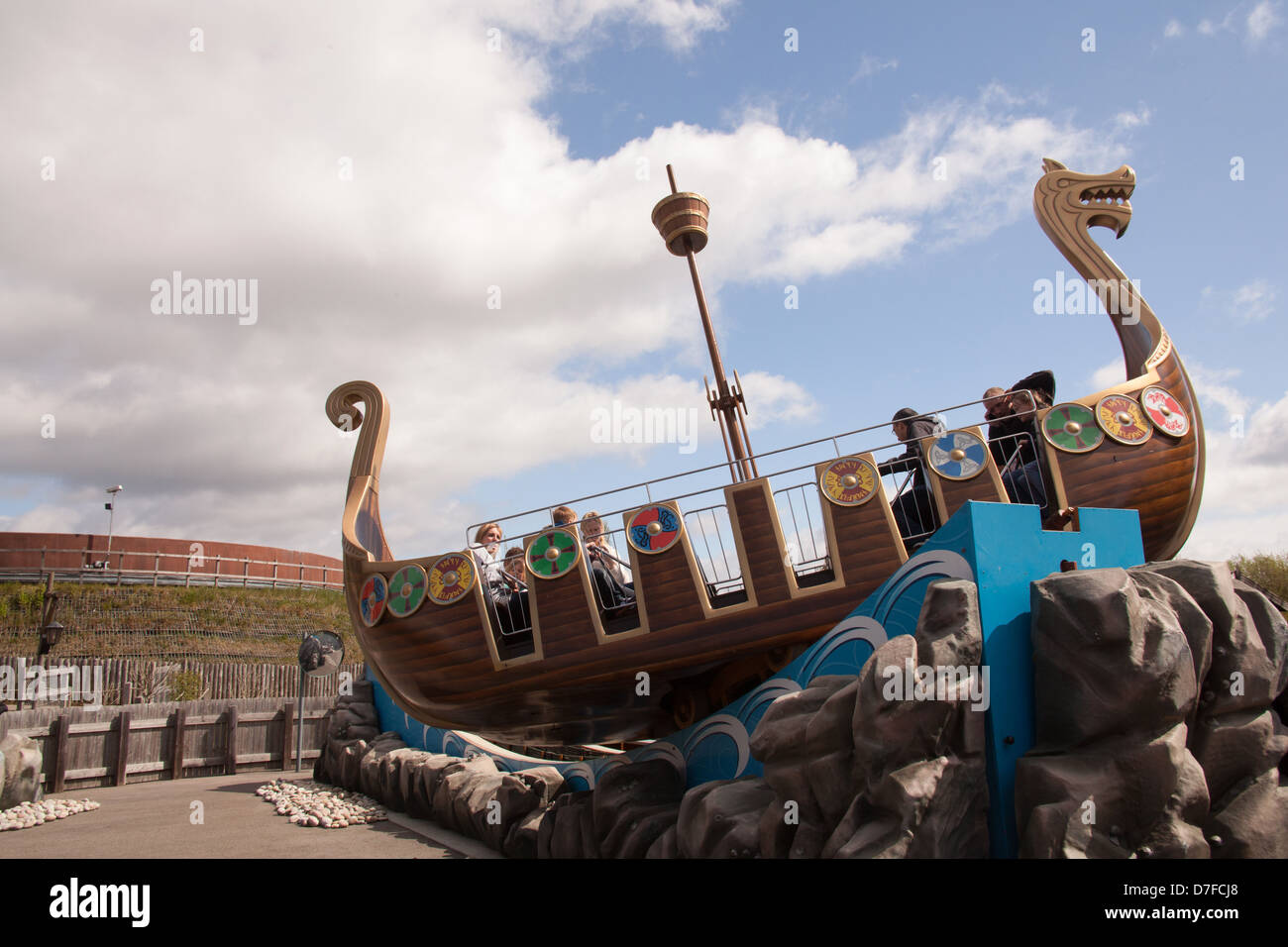 Longboat Invader ride at Legoland Windsor, London, England, United ...