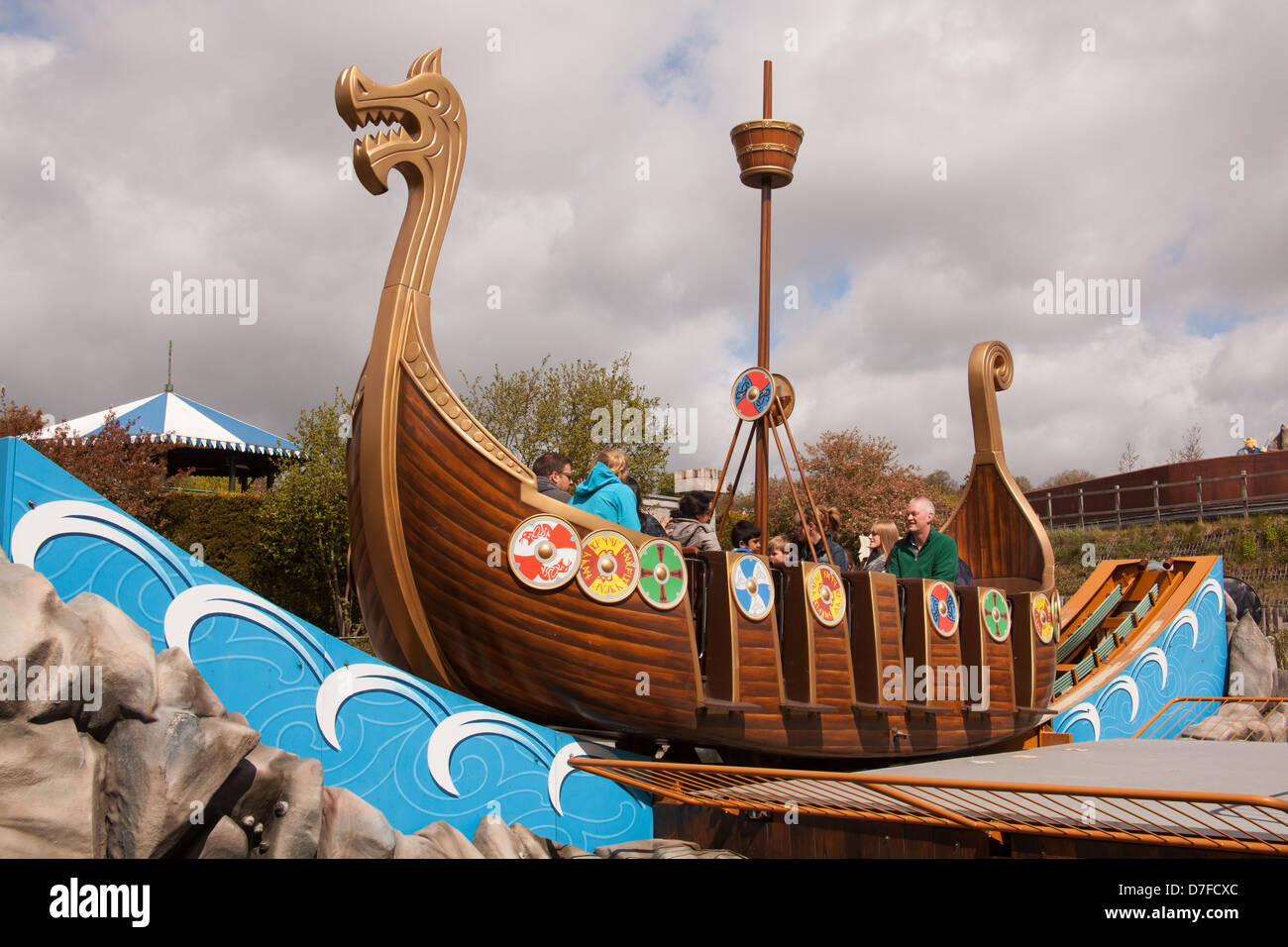 Longboat Invader ride at Legoland Windsor, London, England, United ...
