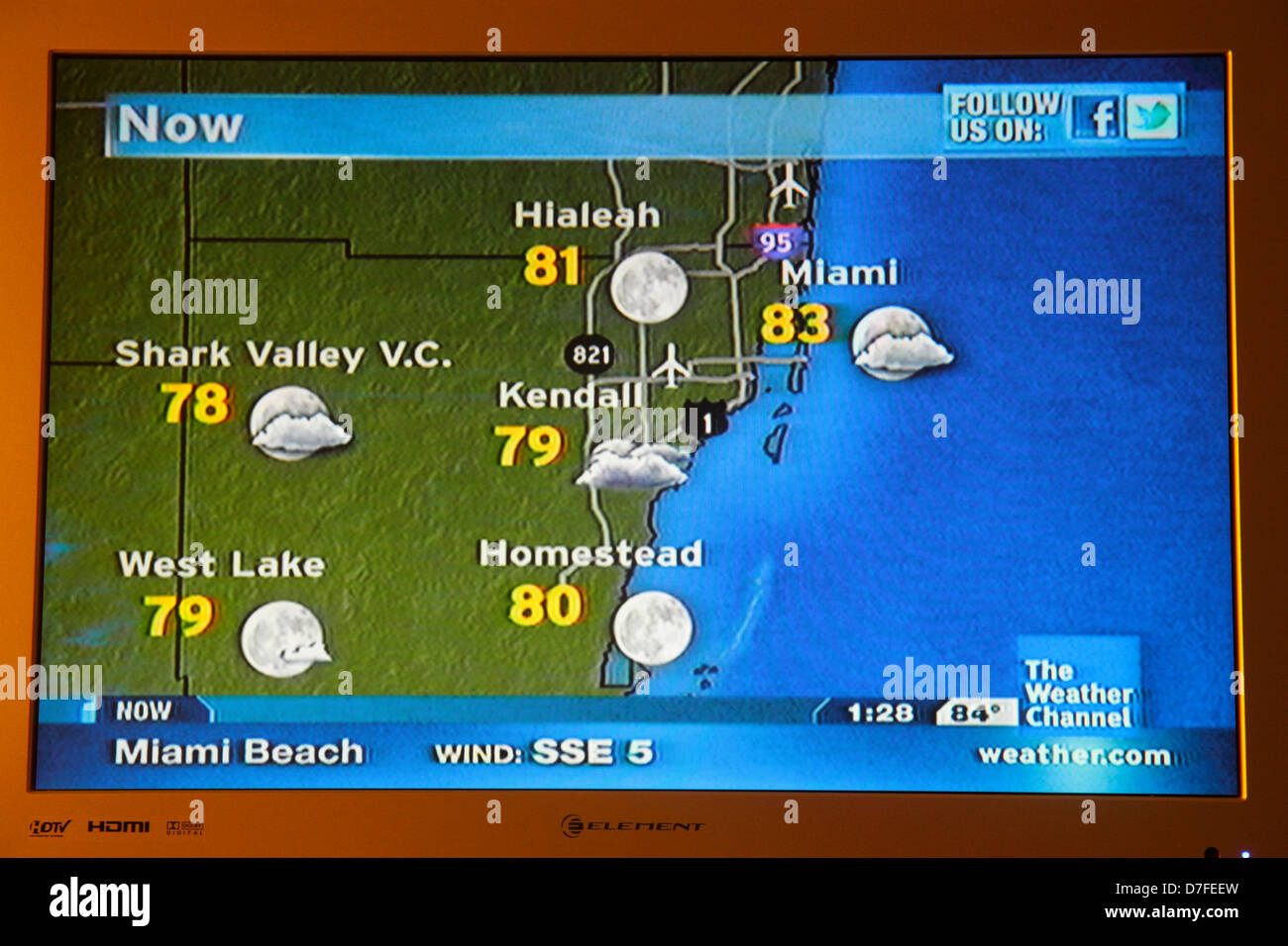 Miami Beach Florida,television,set,TV,flat screen,monitor,cable,The ...