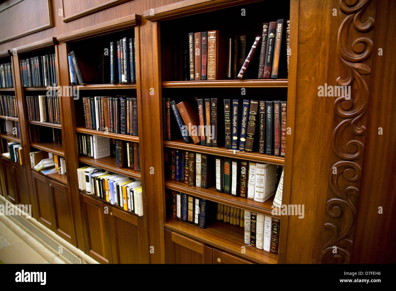 A library of holy Jewish scripture,located inside the caves of the ...