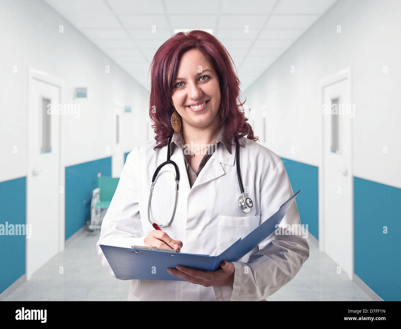 Doctor with red hair hi-res stock photography and images - Alamy