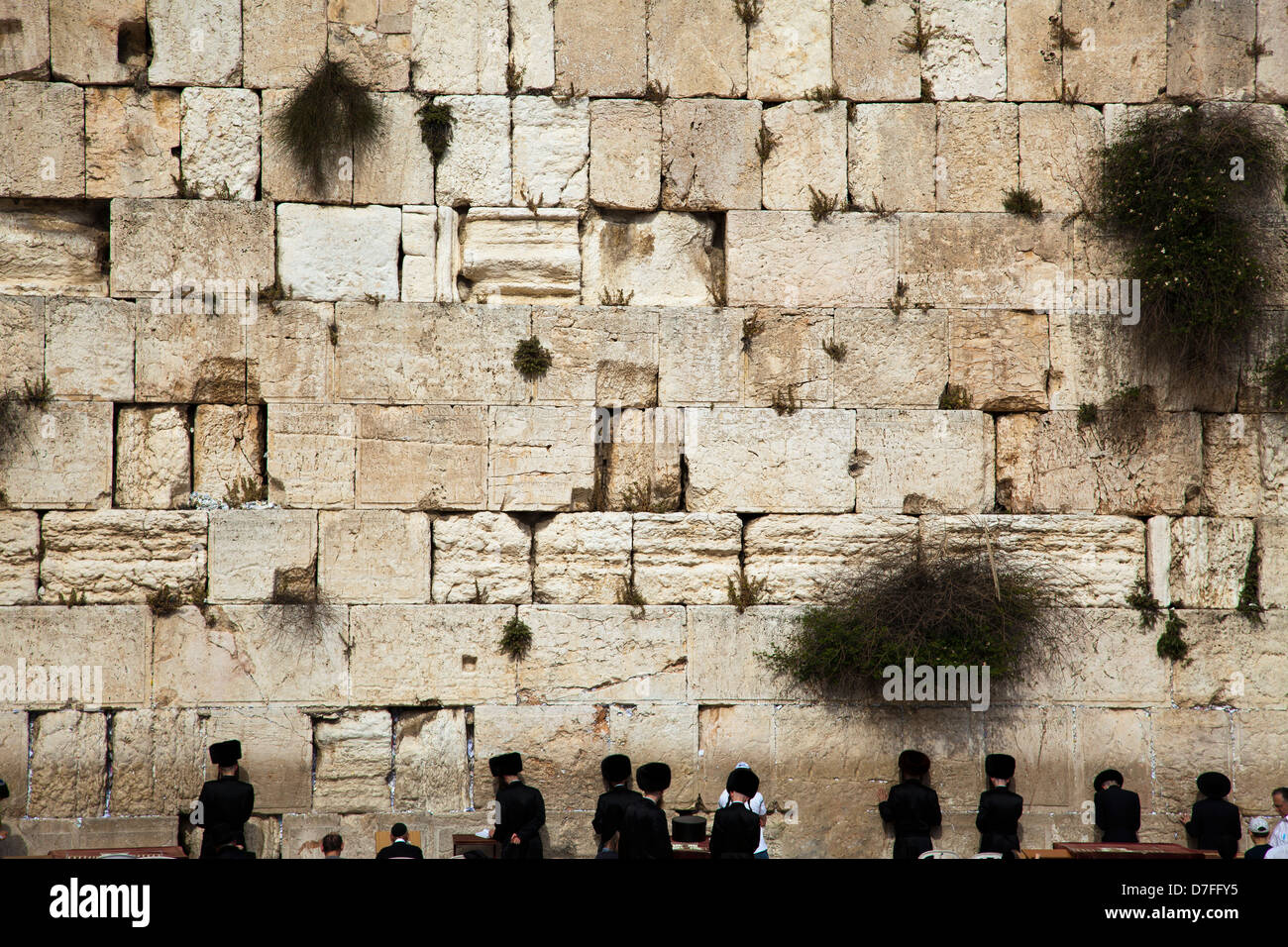 Prayers at Western Wall one most sacred places to Jewish religion. DEAR ...
