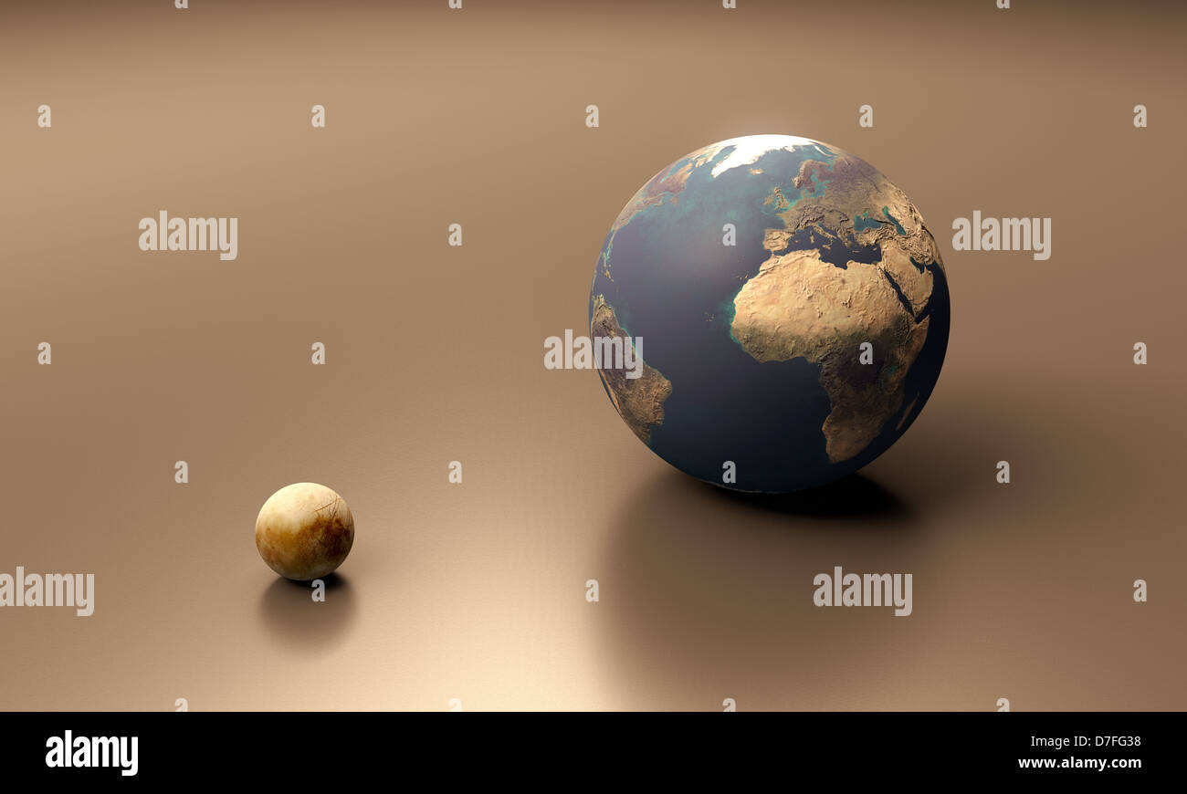 Earth Moon Size Comparison