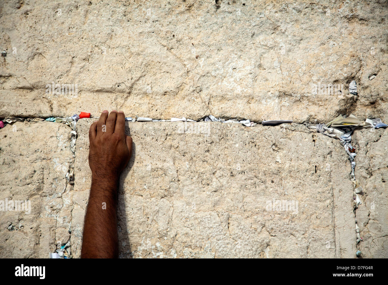 Note in western wall hi-res stock photography and images - Alamy