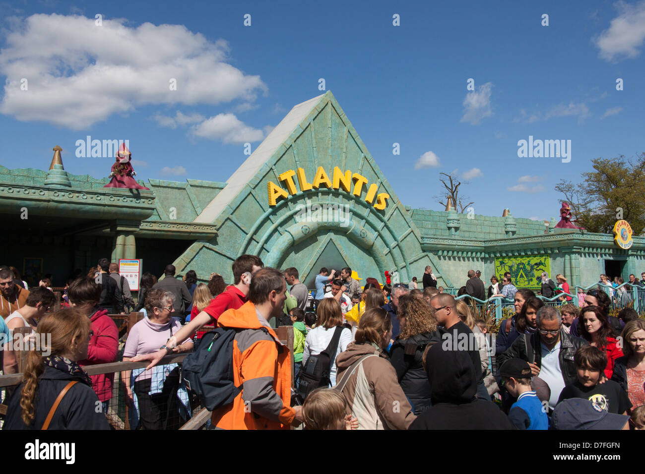 The Atlantis attraction at Legoland Windsor, England, United Kingdom ...