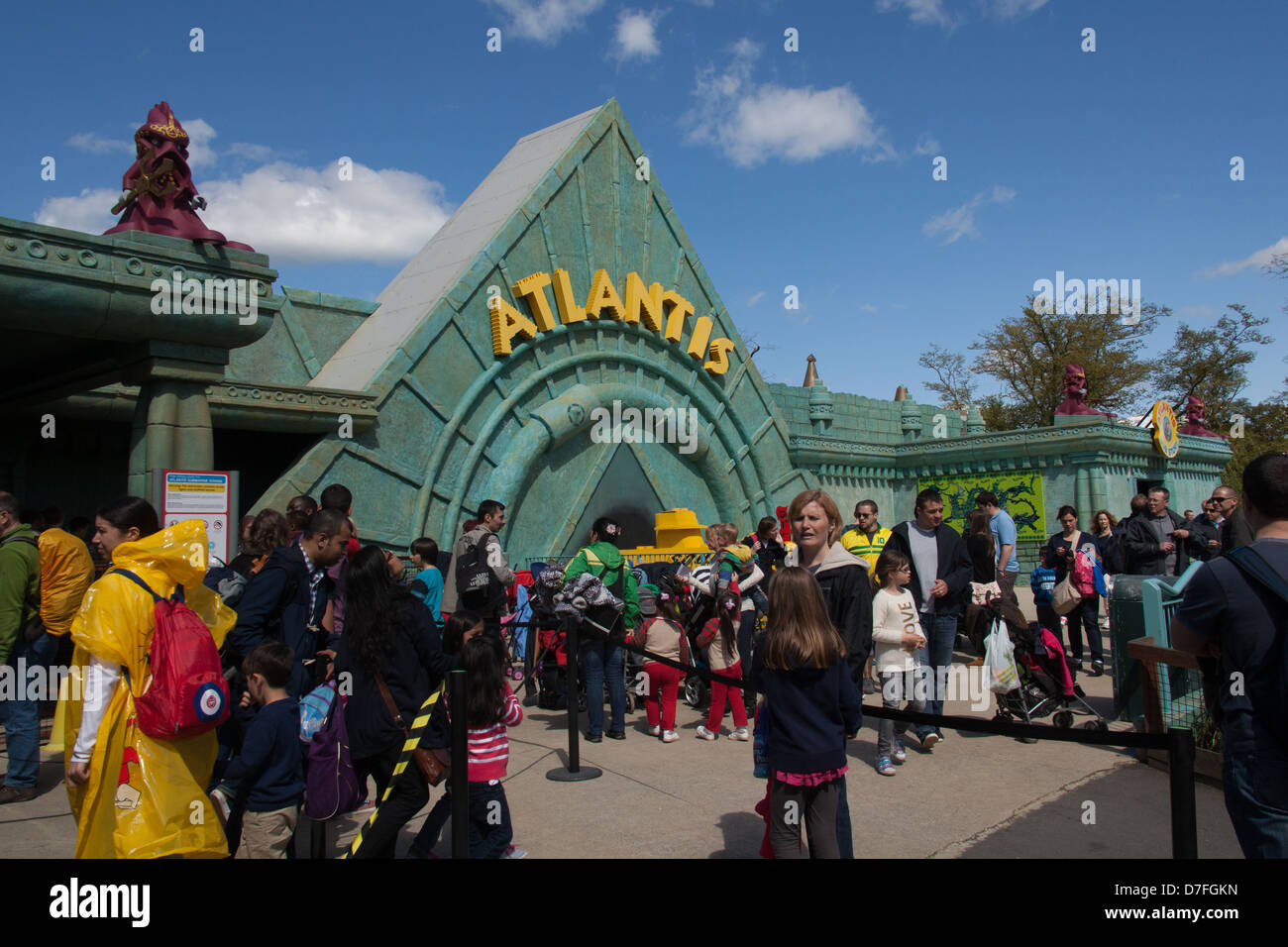 The Atlantis attraction at Legoland Windsor, England, United Kingdom ...