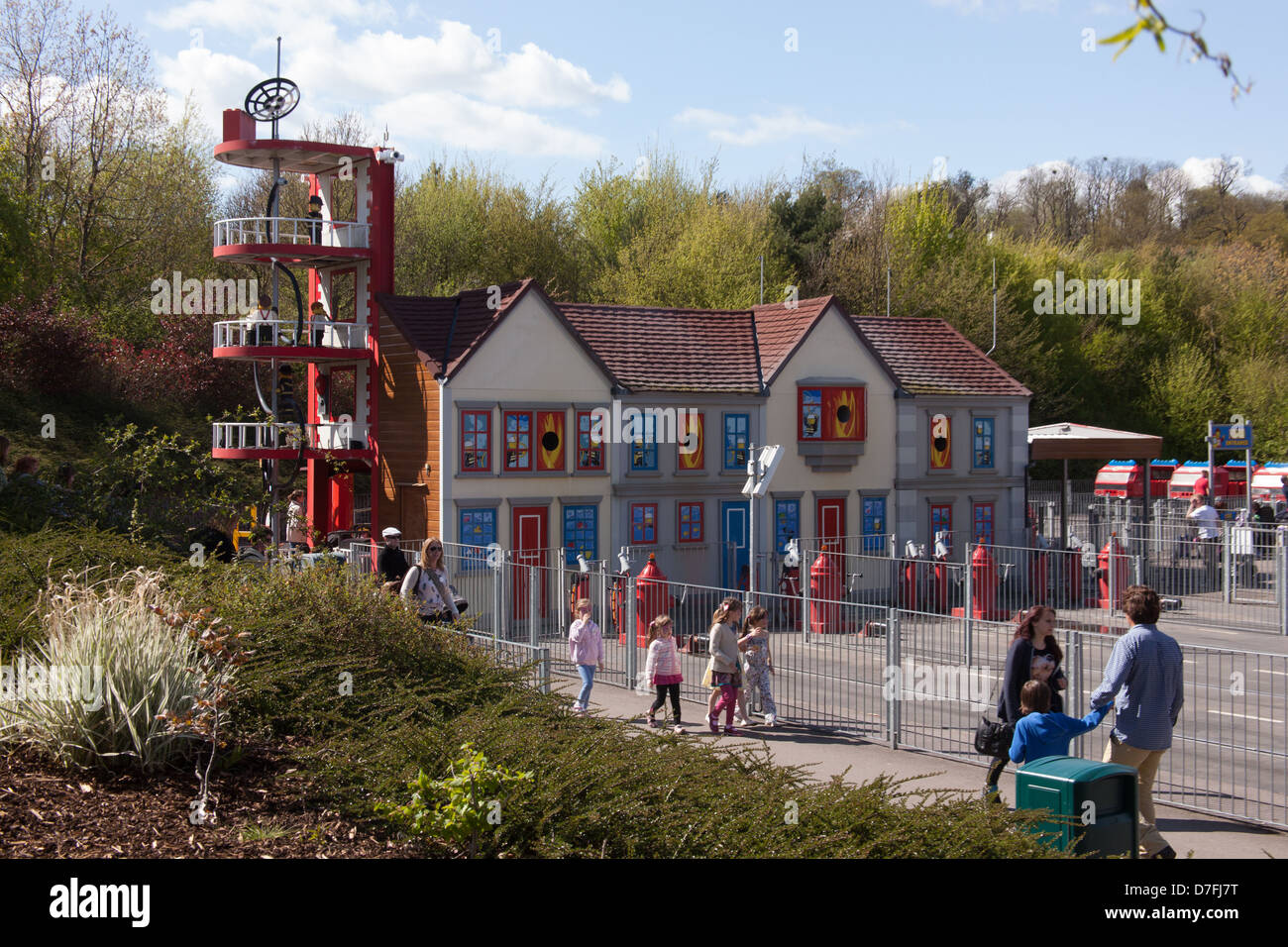 Fire Academy ride at Legoland Windsor, London, England, United Kingdom ...