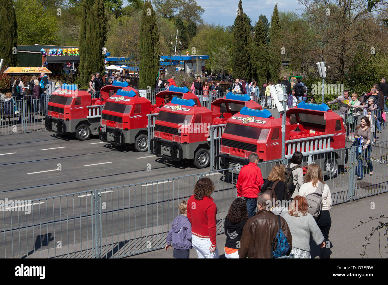 Fire Academy ride at Legoland Windsor, London, England, United Kingdom ...