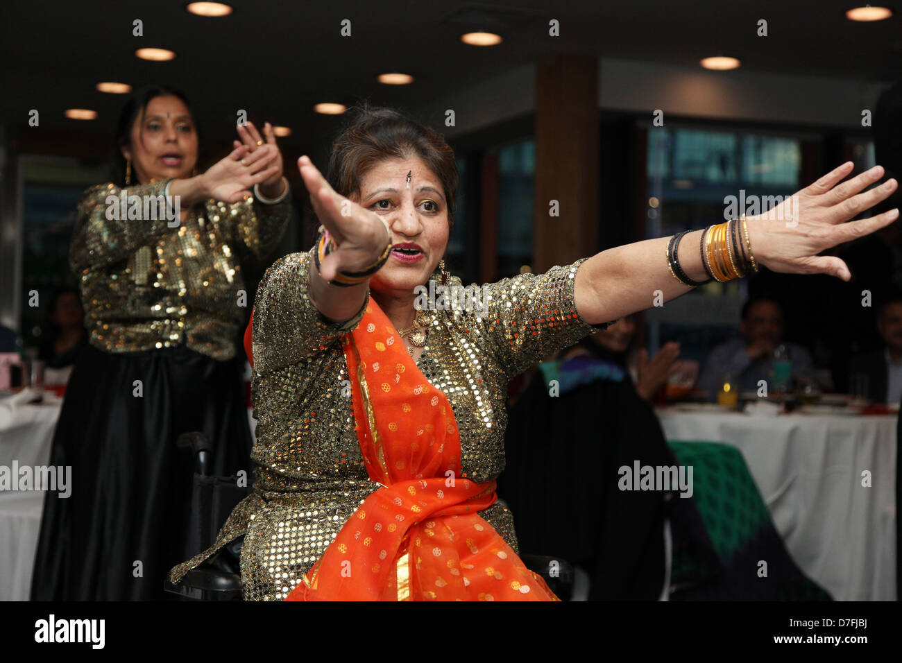 Indian woman in a wheelchair hi-res stock photography and images - Alamy