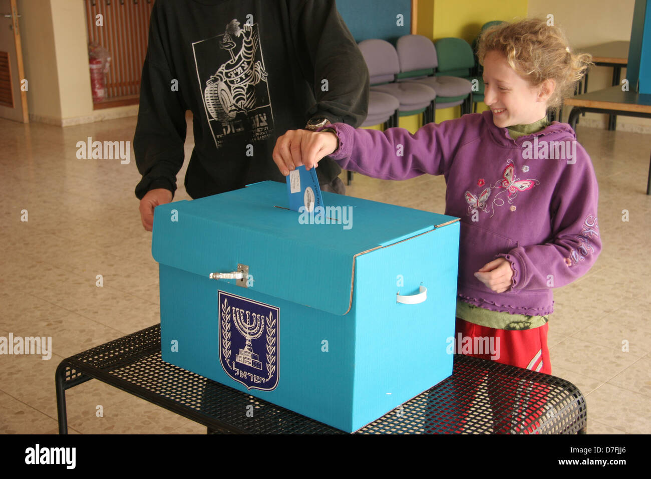 elections day in kammon, misgav (March 28, 2006 Stock Photo - Alamy