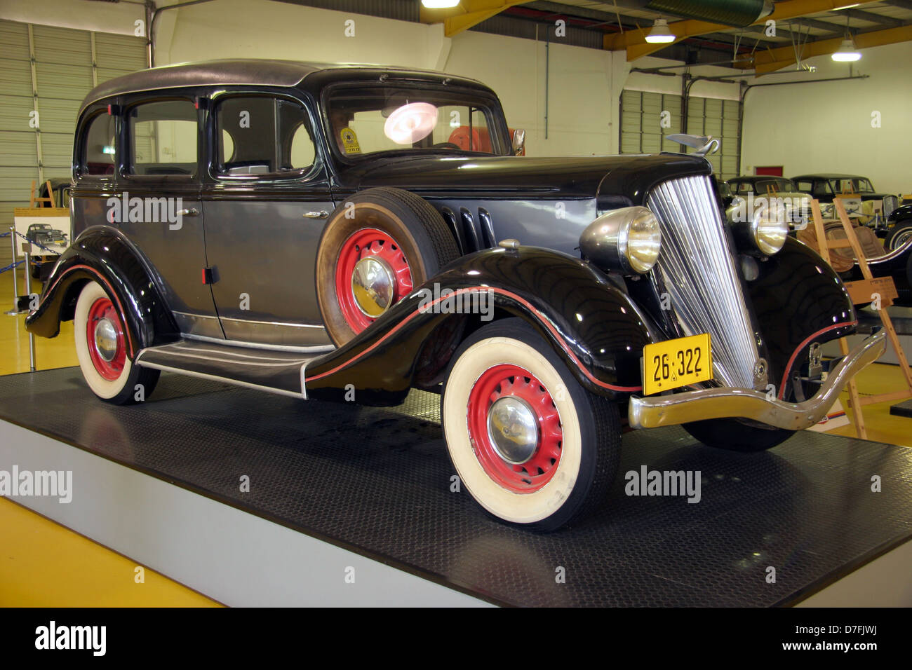 1937 Hudson terraplane at the car museum in the industrial park of ...