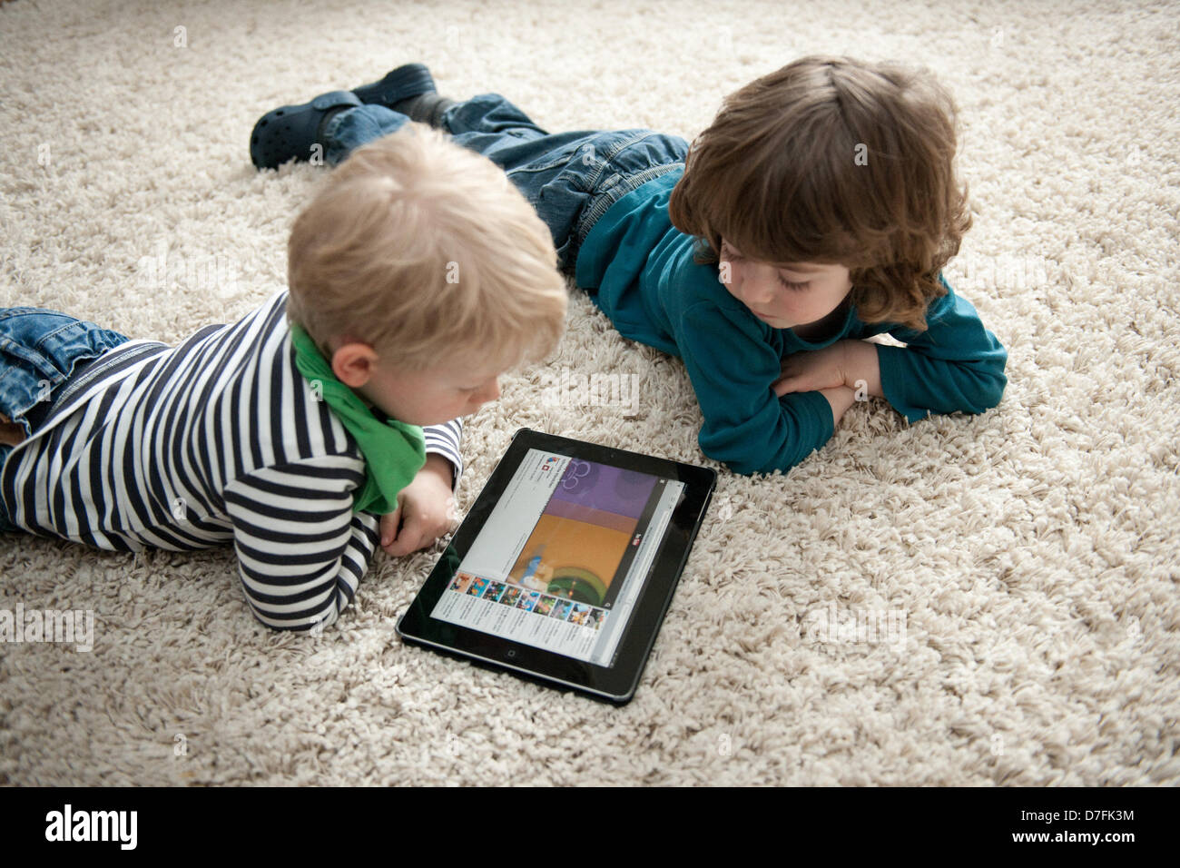 Cartoons Playing With Ipads