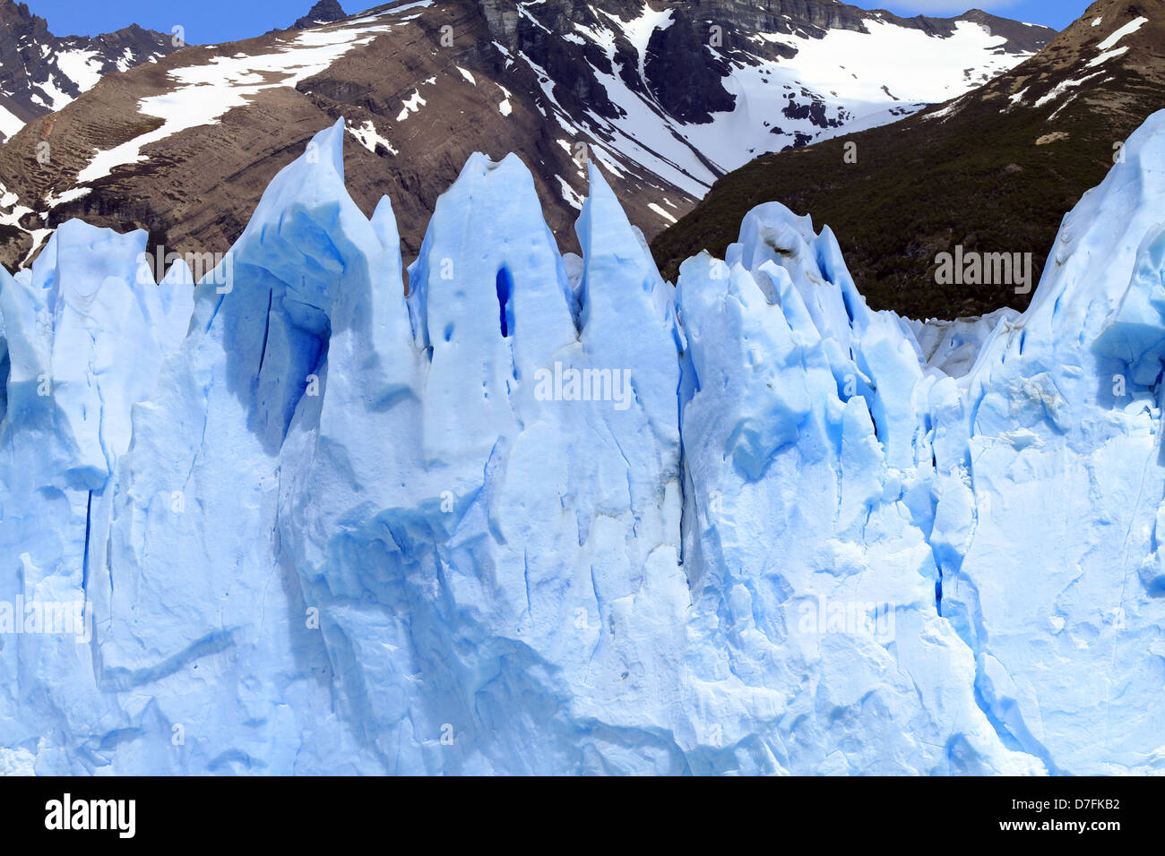 Part of a glacier cliff Stock Photo - Alamy
