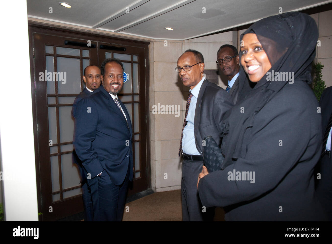 Somalia Conference, London, UK 7th May 2013 Picture shows Hassam Sheikh ...