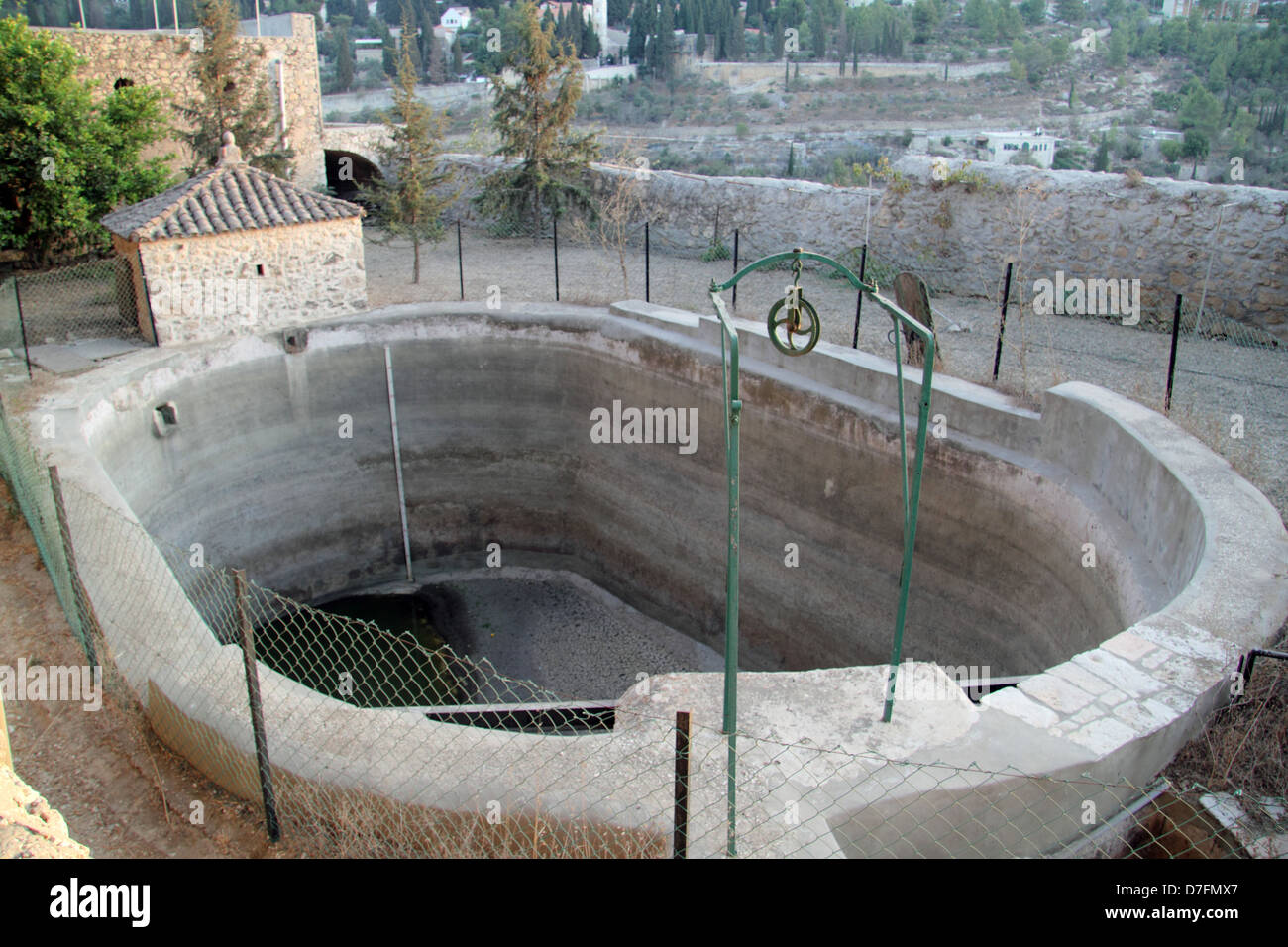 Cistern for storing rainwater at The Monastery Of Sisters Of Our Lady ...