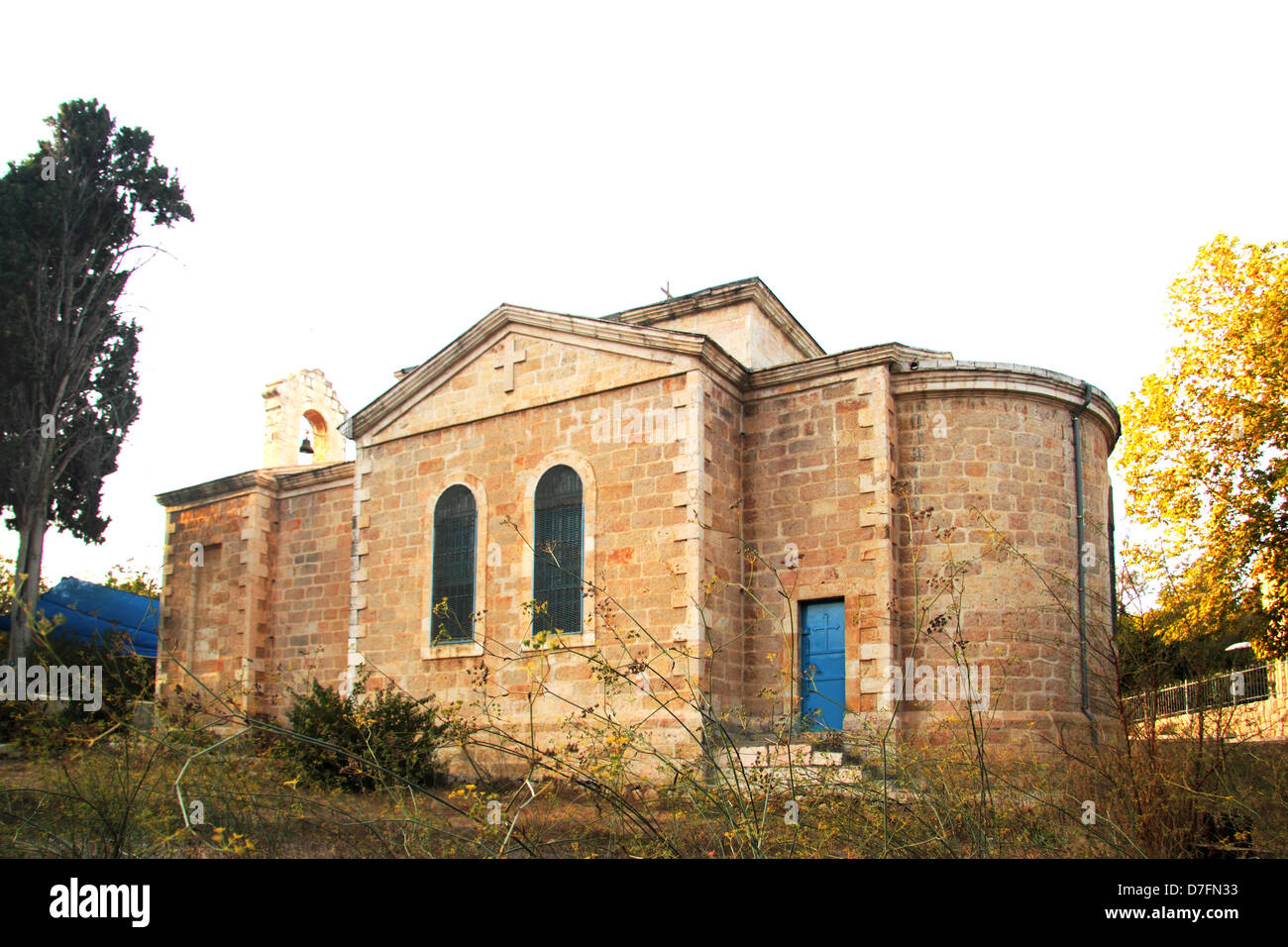 Saint John the Baptist convent in Ein Kerem, Jerusalem Stock Photo - Alamy