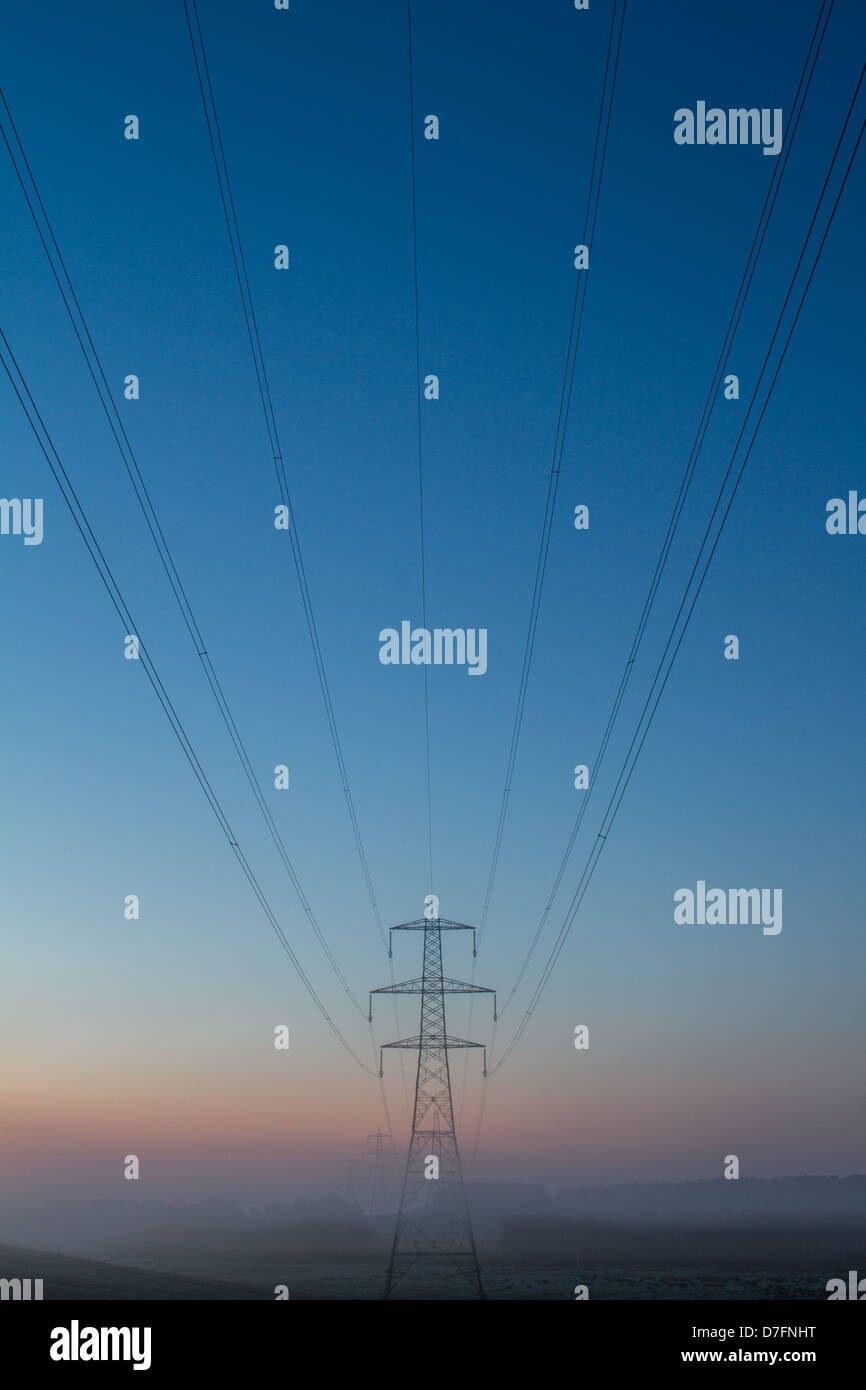 Electric pylons scotland hi-res stock photography and images - Alamy
