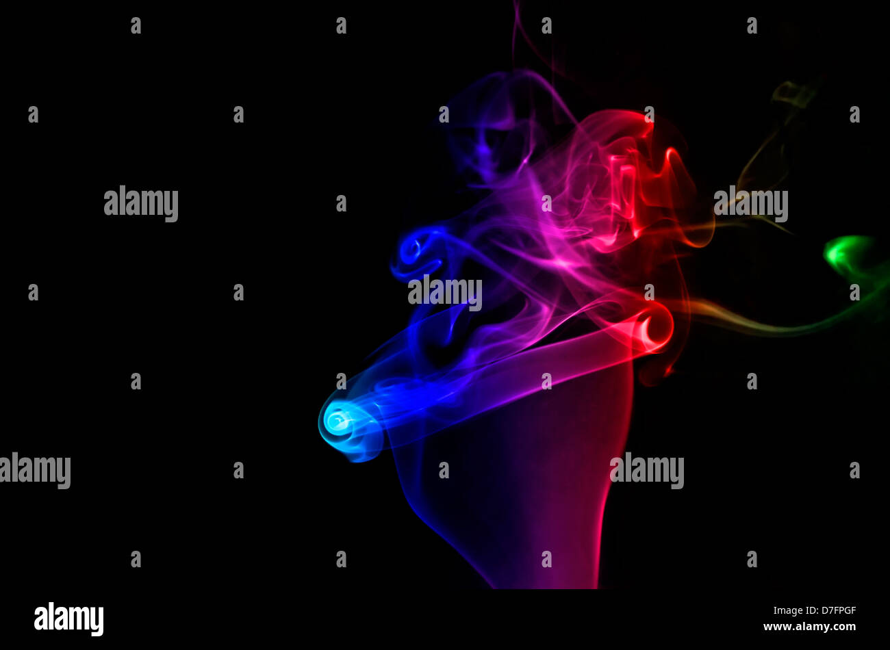 Colored smoke with great design and amazing colors Stock Photo - Alamy