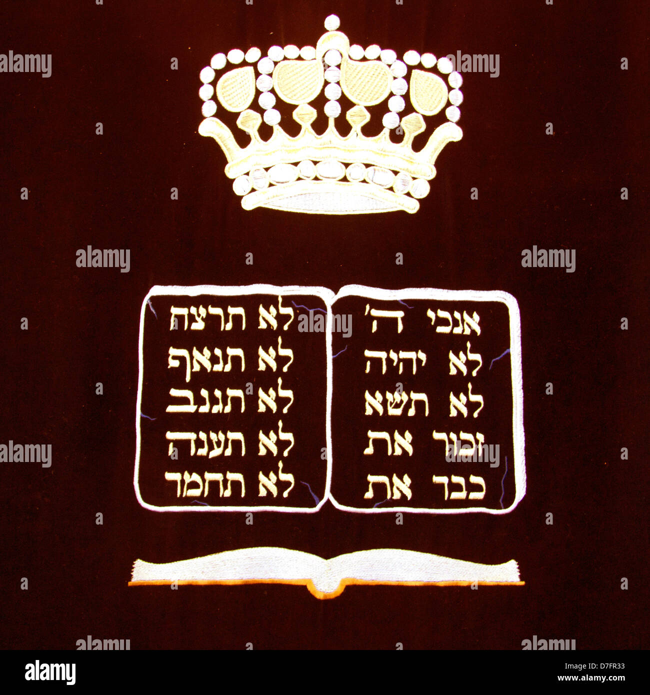 Ten Commandments Jewish High Resolution Stock Photography and Images ...