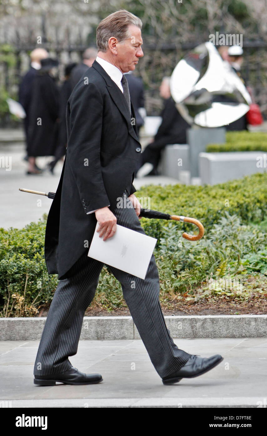 FORMER CONSERVATIVE MP MICHAEL PORTILLO LEAVING ST. PAULS CATHEDRAL ...