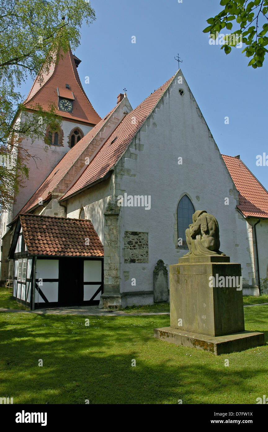 church St. Marien zu Isernhagen, Germany, Lower Saxony Stock Photo - Alamy