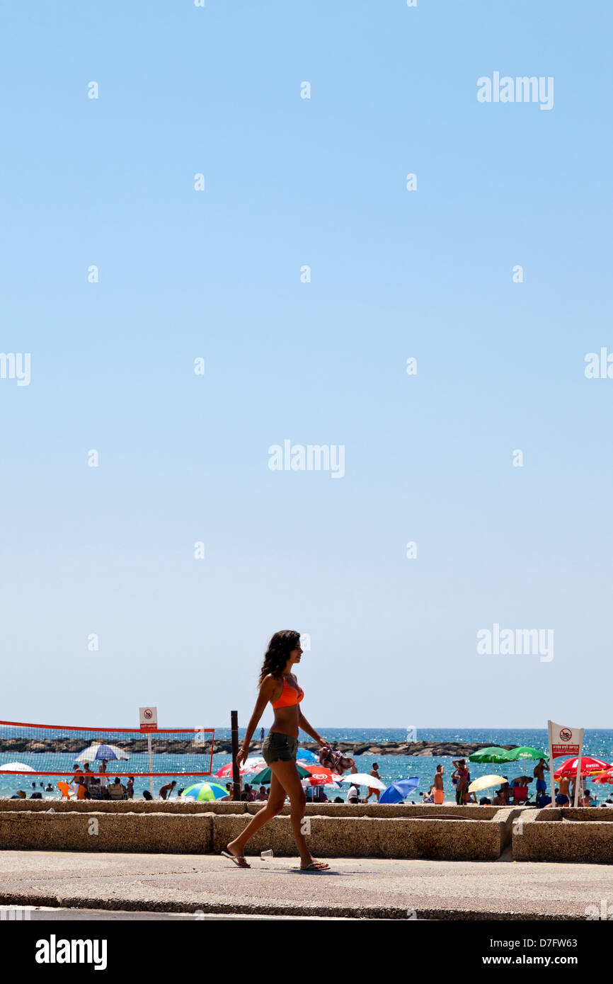 Israel beach woman bikini High Resolution Stock Photography and Images ...