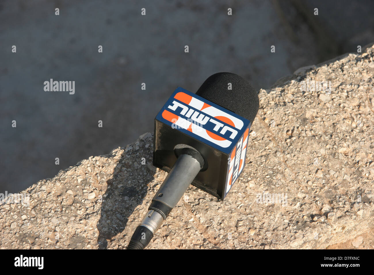channel 10 (Israeli TV) microphone Stock Photo - Alamy