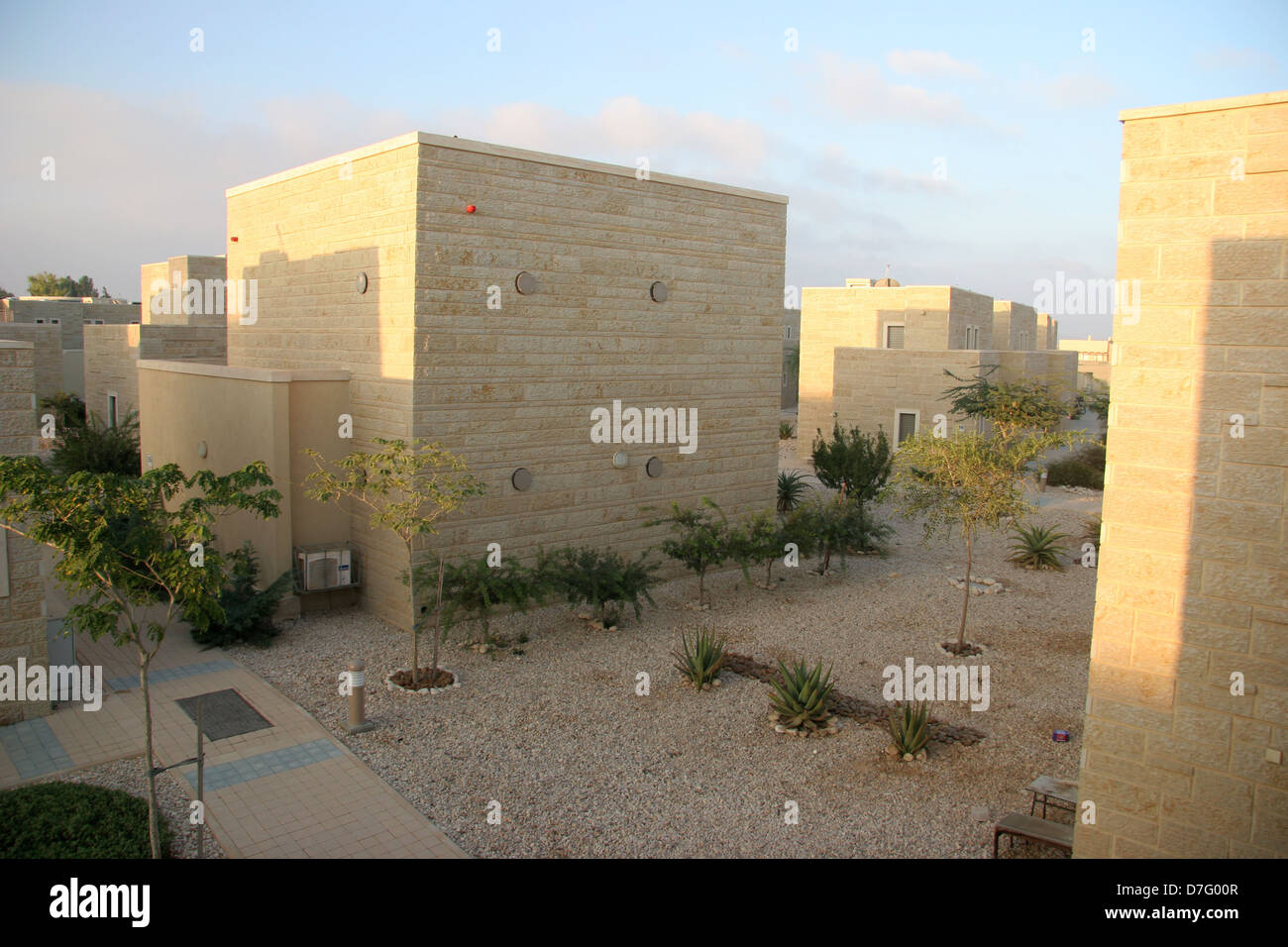 living quarters of midreshet sde boker, negev Stock Photo - Alamy