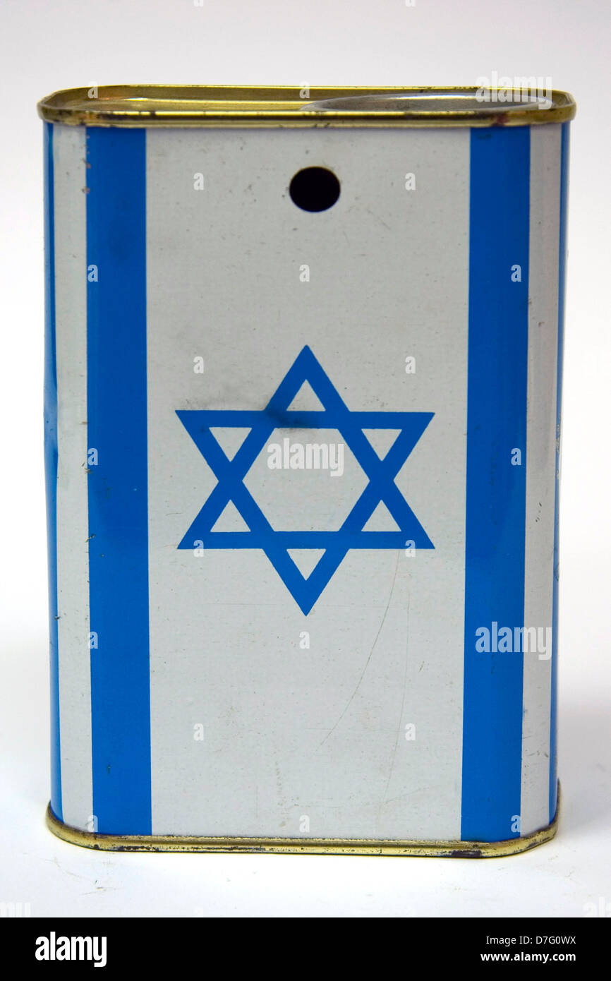 Jewish National Fund (Keren Kayemet) blue box Stock Photo - Alamy