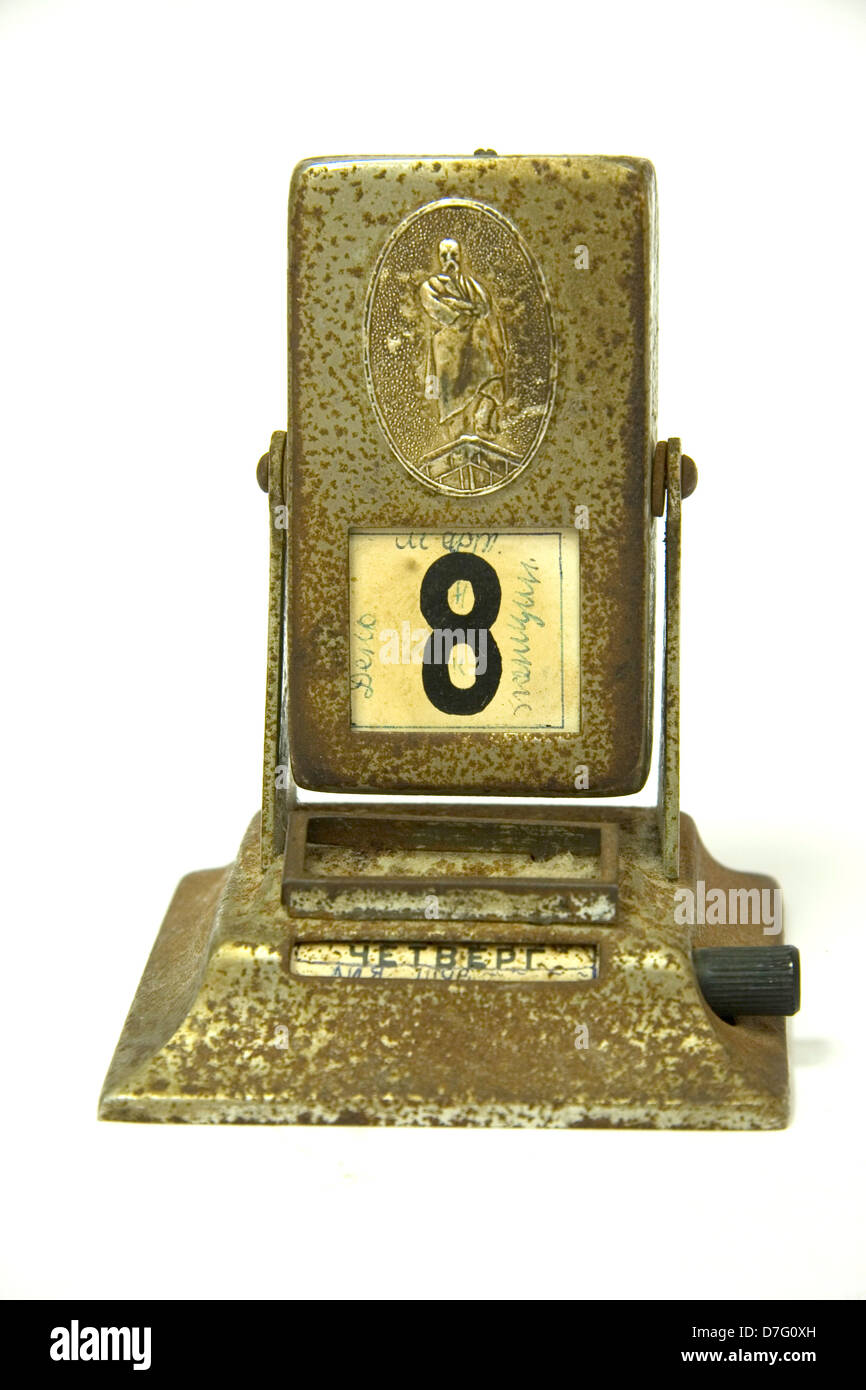 tabletop date reminder Stock Photo - Alamy