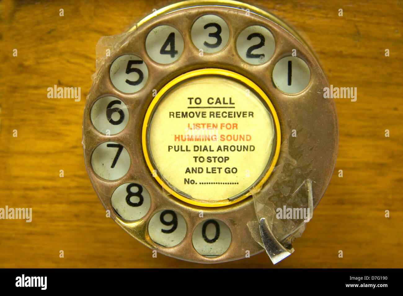 telephone rotary dial Stock Photo - Alamy