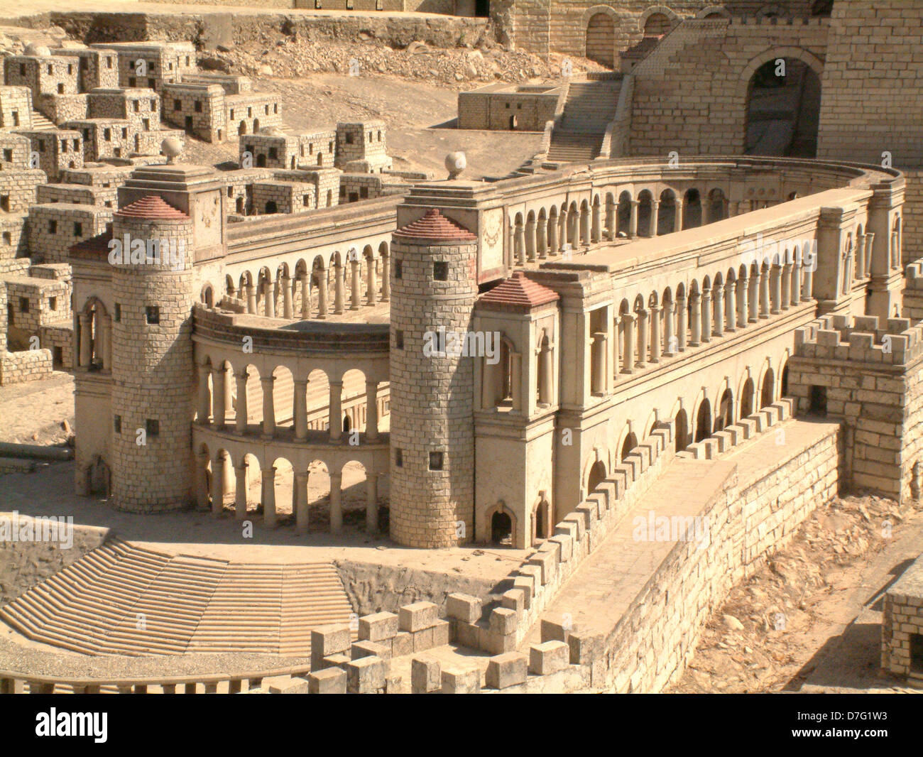 the hippodrome of the holyland model of ancient jerusalem Stock Photo ...