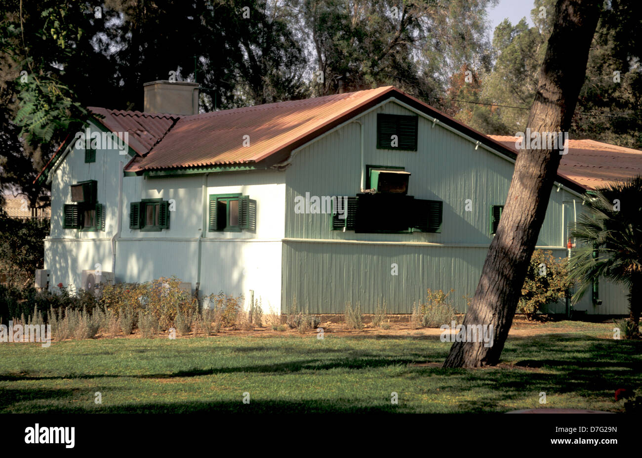 ben gurion hut in kibbutz sde boker Stock Photo - Alamy