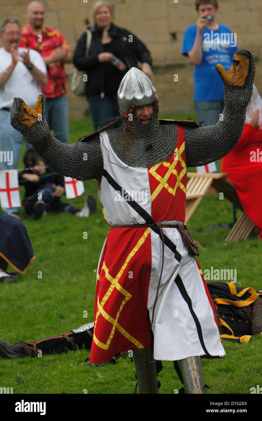 Knights in mock combat at Bolsover Castle 'Clash of the Knights ...