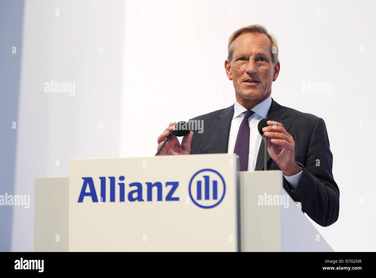 Munich, Germany. 7th May 2013. Allianz chairman of the management board ...