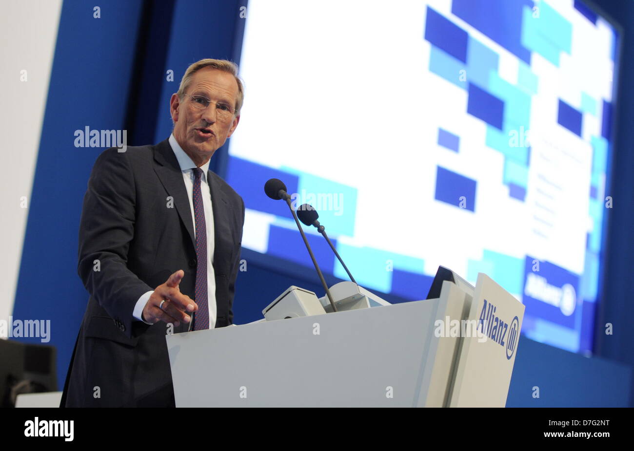 Munich, Germany. 7th May 2013. Allianz chairman of the management board ...