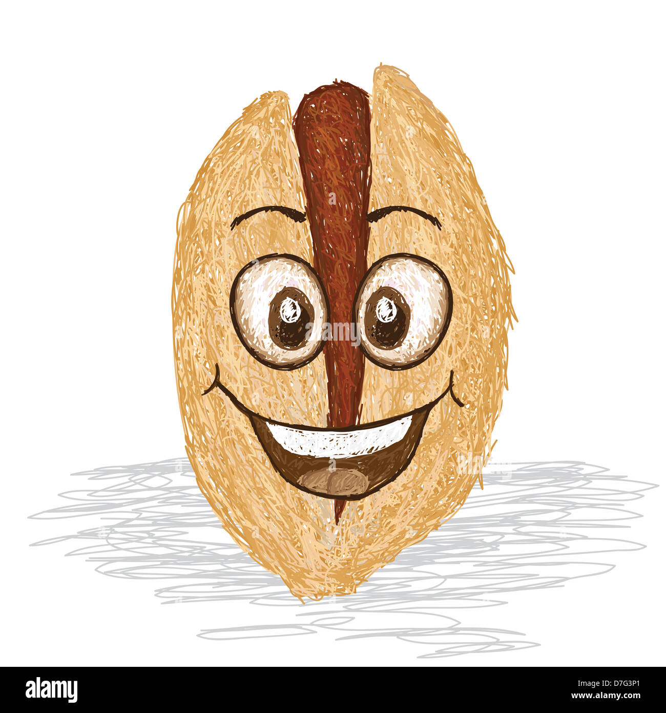 happy pistachio nut cartoon character smiling Stock Photo - Alamy