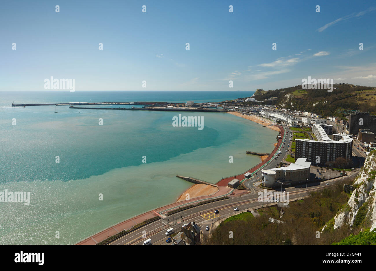 Aerial view of port of dover hi-res stock photography and images - Alamy
