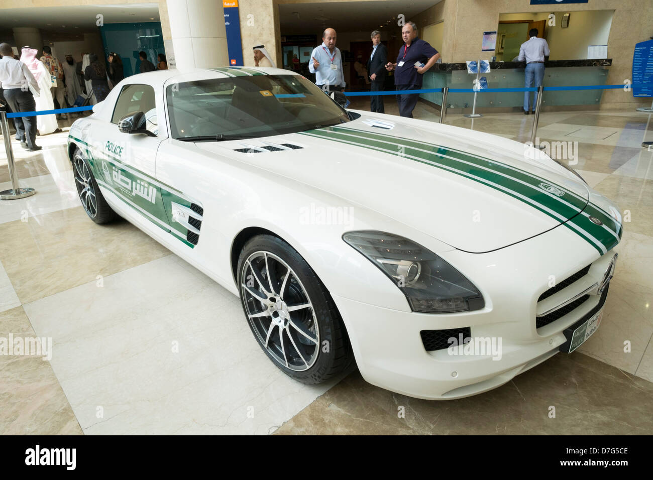 Dubai, UAE. 7th May 2013. High performance Mercedes SLS Dubai Police ...