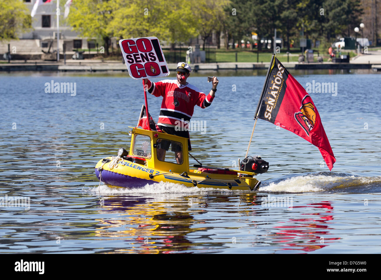 Funny Ottawa Senators fan Stock Photo - Alamy