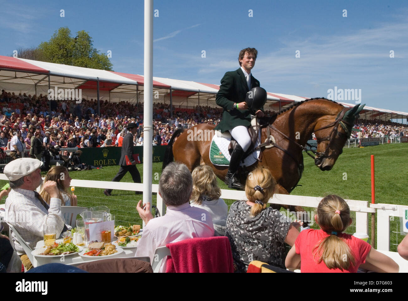 Sam Watson, Team Ireland riding Horseware Bushman. Badminton Horse ...
