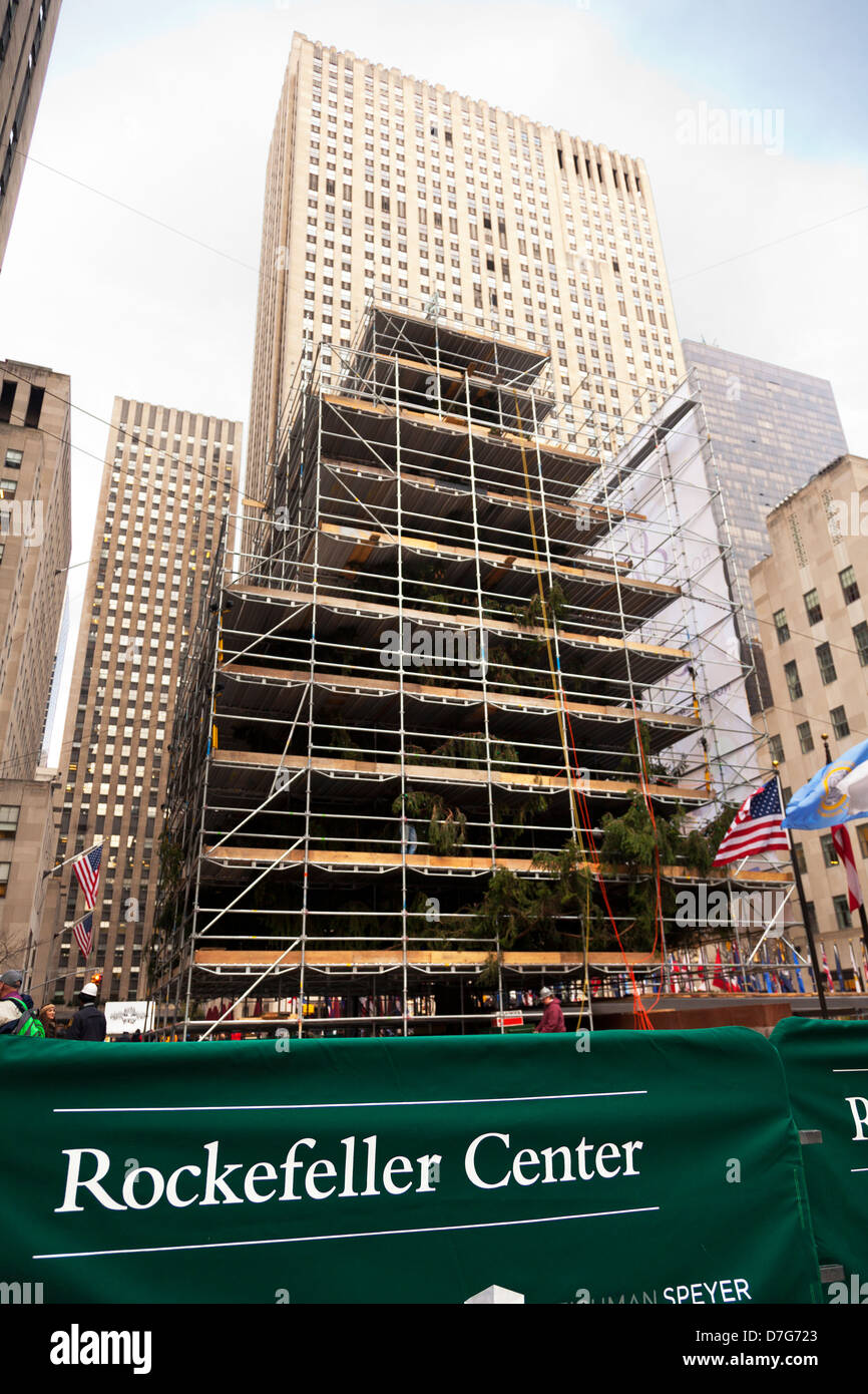 New-York USA - November 20th 2012: traditional Rockefeller Center ...