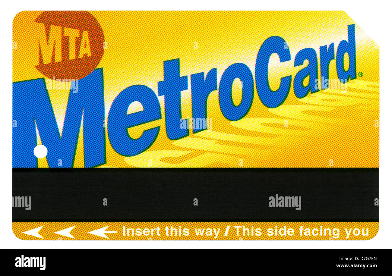 New-York USA - December 23rd 2012: standard rechargable New-York MTA ...