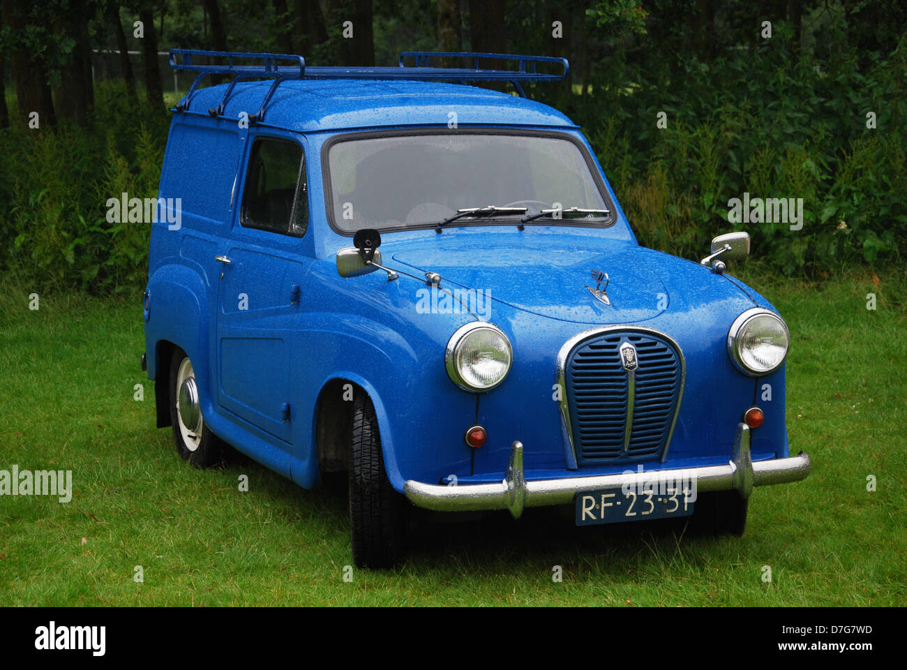 Austin A35 van at Classic Car Show Netherlands Stock Photo - Alamy