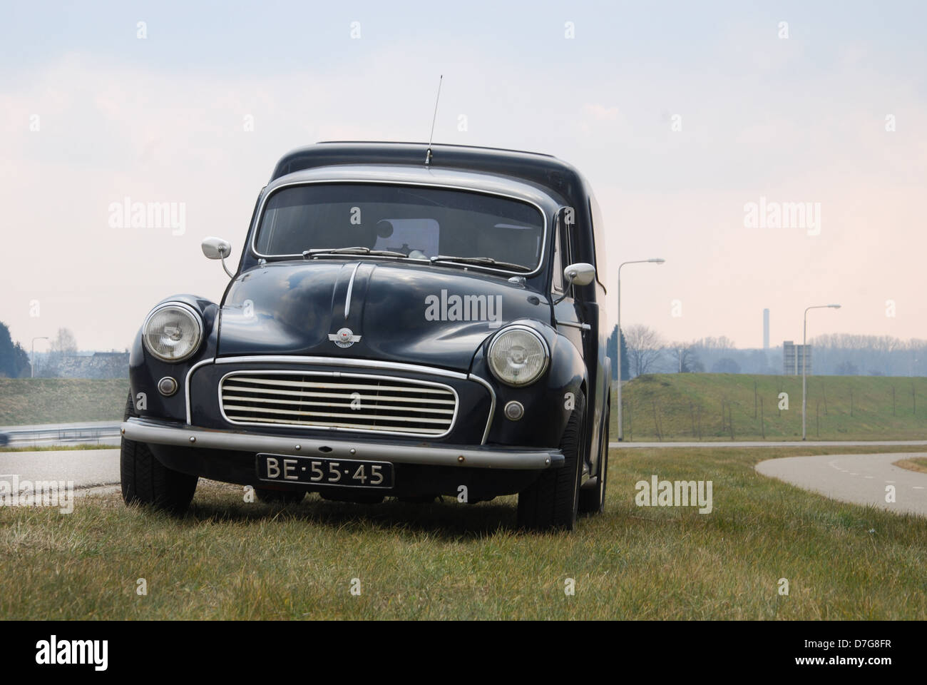 1970 Morris Minor 6 cwt box van Stock Photo - Alamy