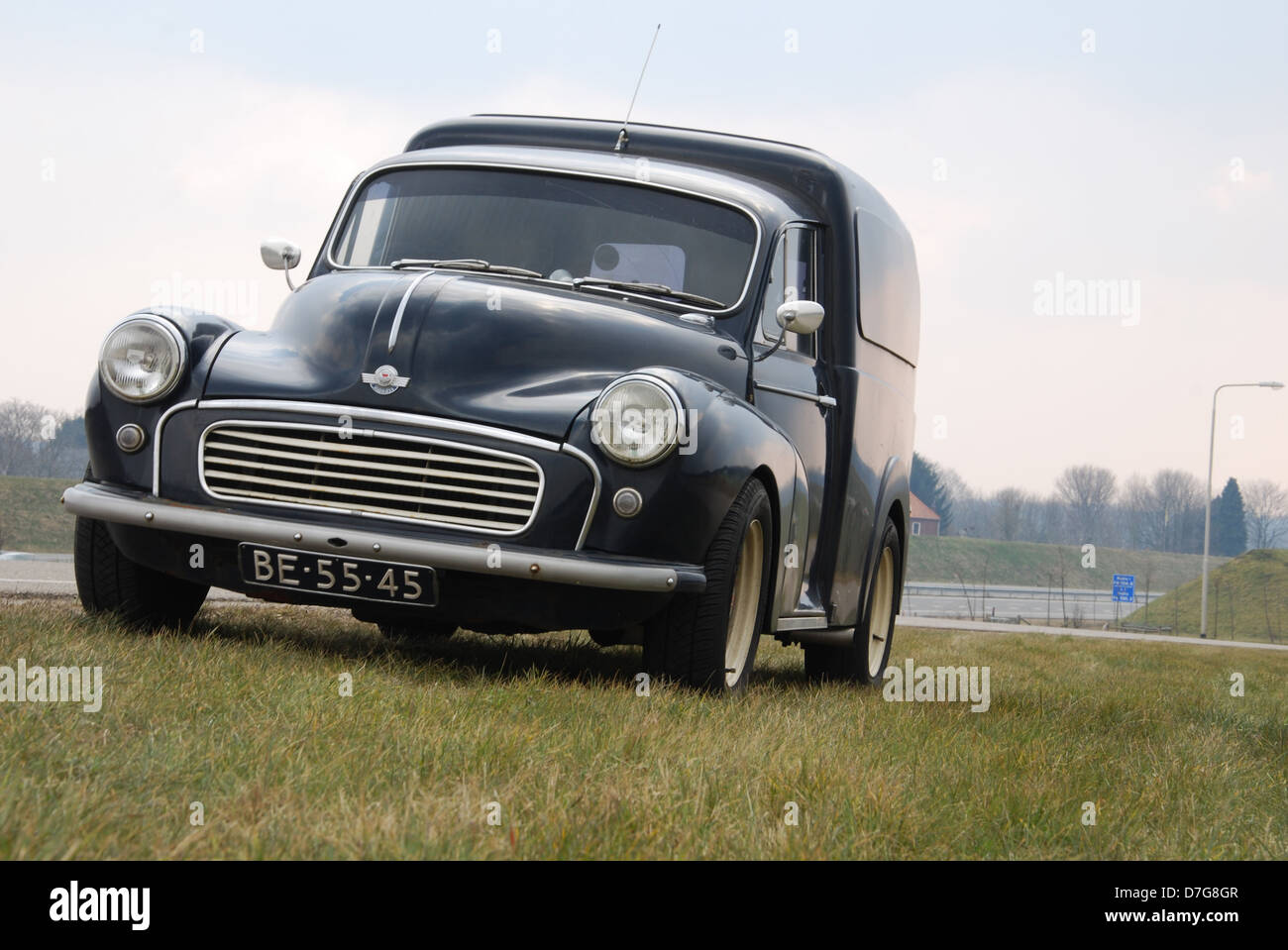 1970 Morris Minor 6 cwt box van Stock Photo - Alamy