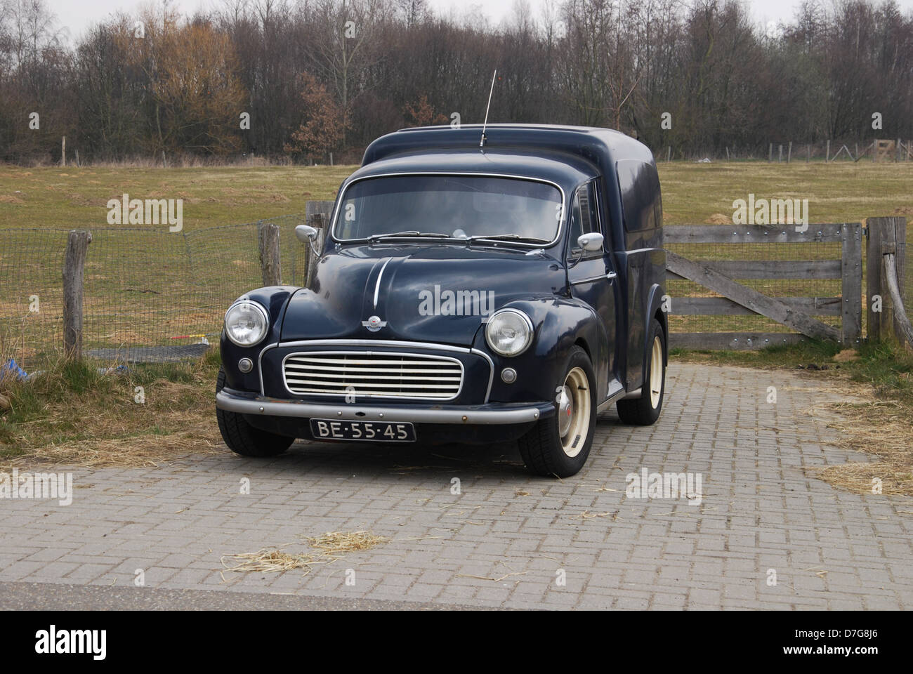 1970 Morris Minor 6 cwt box van Stock Photo - Alamy