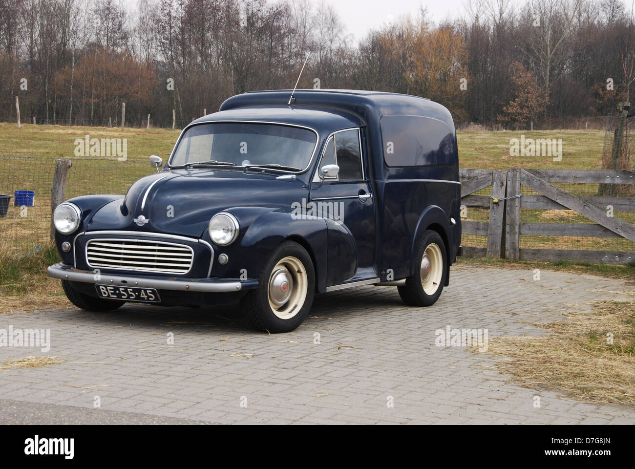1970 Morris Minor 6 cwt box van Stock Photo - Alamy
