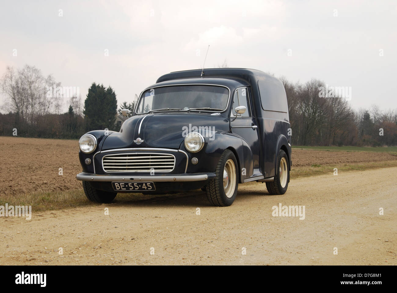 1970 Morris Minor 6 cwt box van Stock Photo - Alamy