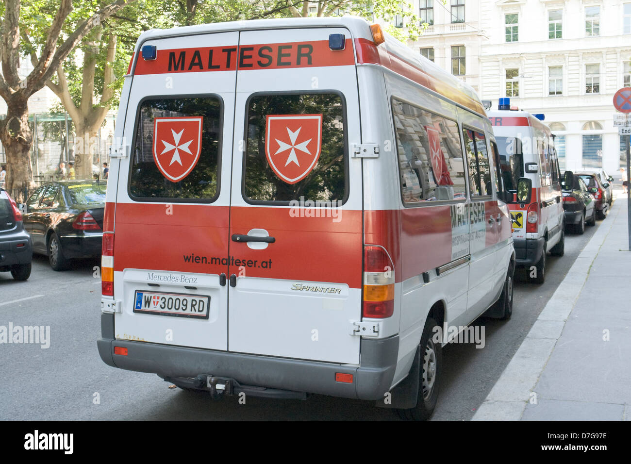 Ambulances in Vienna Stock Photo - Alamy